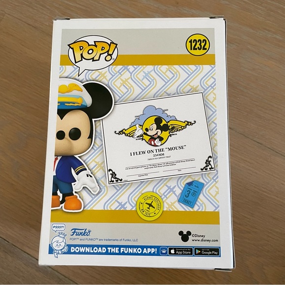 Funko | Toys | Funko Pop Pilot Mickey Mouse 232 Blue Suit D23 Expo ...